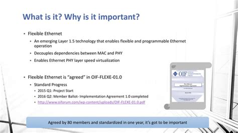 Flexible Ethernet Flexe Ppt