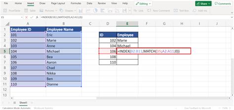 how to fix index match not returning correct value in excel