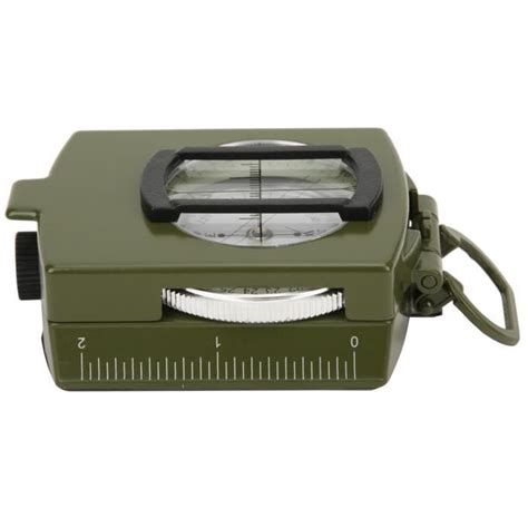Boussole lensatique Boussole multi fonction américaine prismatique sport materiel Boussole verte
