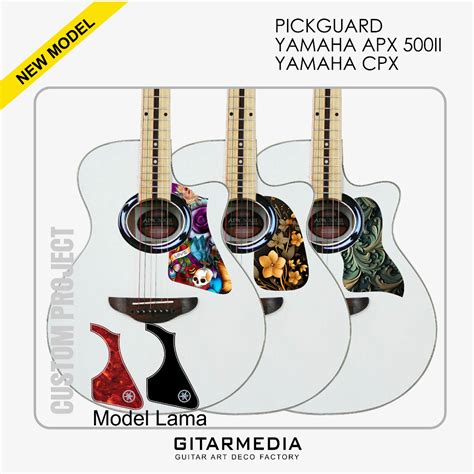 Jual Pickguard Gitar Akustik Yamaha Apx 500ii Pickguard Gitar Apx