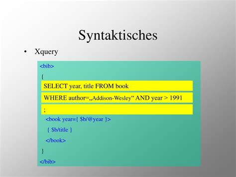 Ppt Xml Query Powerpoint Presentation Free Download Id 6556383