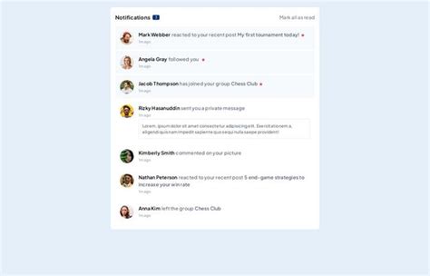 Frontend Mentor Notification Page With Vue Js Typescript And