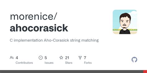 GitHub Morenice Ahocorasick C Implementation Aho Corasick String Matching