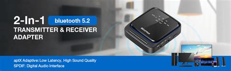 Amazon Com BlitzMax Bluetooth Transmitter Receiver In Bluetooth Adapter Low Latency