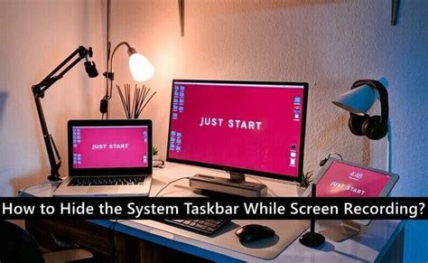 How To Hide The System Taskbar While Screen Recording Hide System Screen