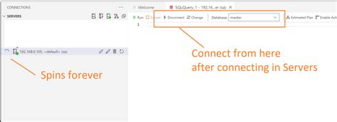 Connecting In Query Editor Breaks Connection In Servers View · Issue
