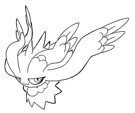 Pokemon Flutter Mane Coloring Page Download Print Or Color Online