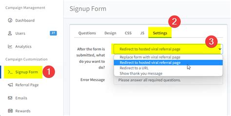 Showing The Signup Form In A Prefinery Hosted Page Prefinery Support