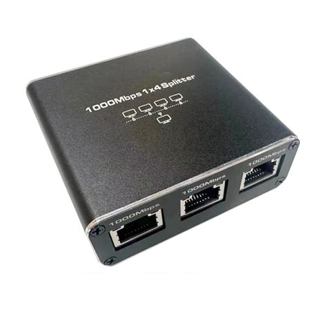 Gigabit Ethernet Splitter In Out Mbps Internet Cable Splitter To Rj Network