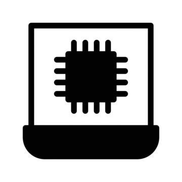 Chip Laptop Processor Computer Vector Laptop Processor Computer PNG And Vector With