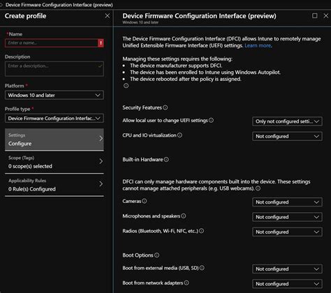intune you can now define a configuration profile to lock down