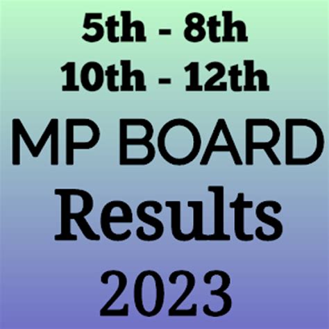 MP Board Result 2023 MPBSE All For Android Download