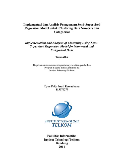 Pdf Implementasi Dan Analisis Penggunaan Semi Supervised Regression