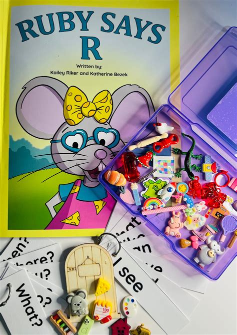 R Sound Mini Objects Story Kit Ruby Says R Speech Therapy Minis Trinke