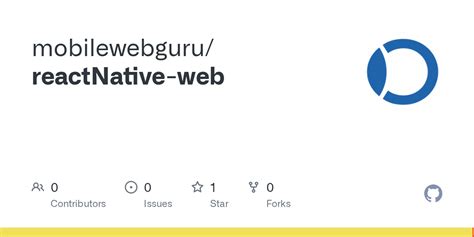 Github Mobilewebgurureactnative Web