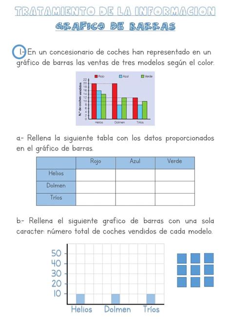 Gráficos De Barras Interactive Activities Workbook Teachers