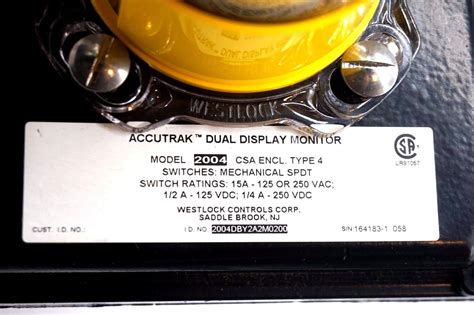 New Tyco Westlock 2004dby2a2m0200 Pneumatic Valve Position Indicator Sb Industrial Supply Inc