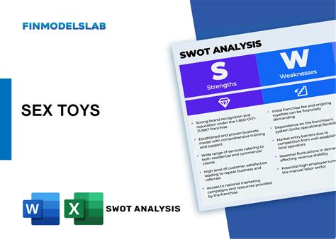 Sex Toys Business Swot Analysis 2025