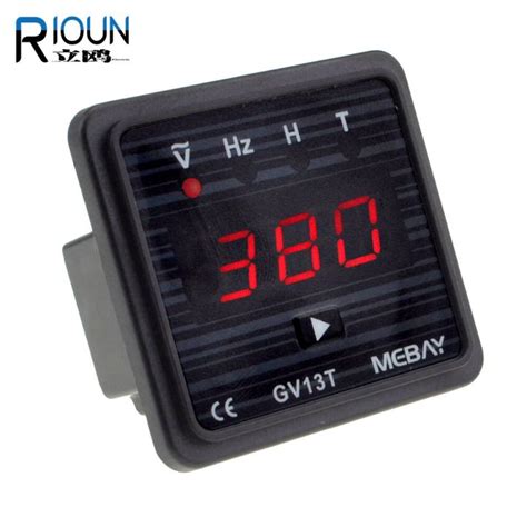 GV13T 220V Generator Digital Voltmeter Frequency Hour Test Panel Meter ...