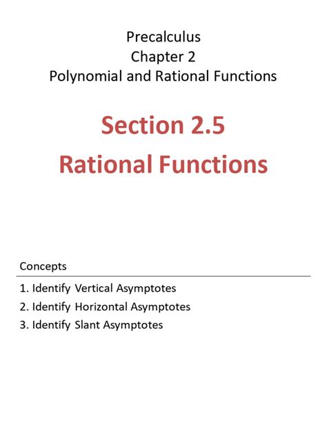 2 5 rational functions download free pdf asymptote mathematical