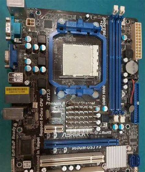Материнская плата Asrock 960gm-gs3 FX | Festima.Ru - Мониторинг объявлений