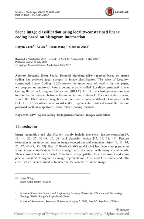 Scene Image Classification Using Locality Constrained Linear Coding