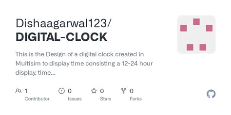 GitHub Dishaagarwal DIGITAL CLOCK This Is The Design Of A Digital Clock Created In