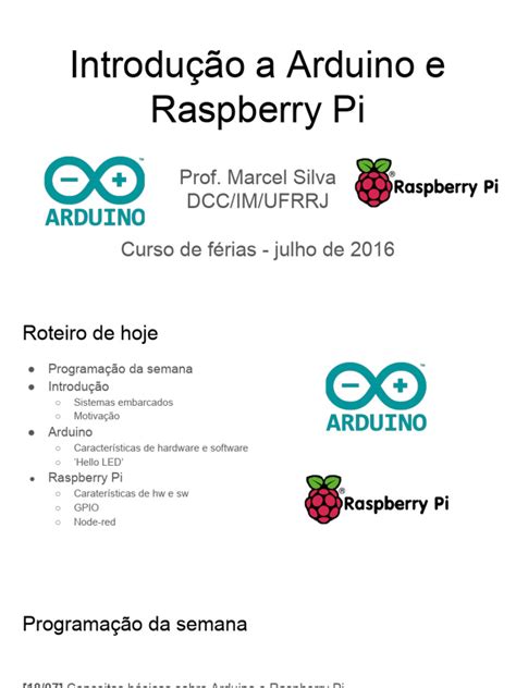 introdução a arduino e raspberry pi pdf arduino raspberry pi