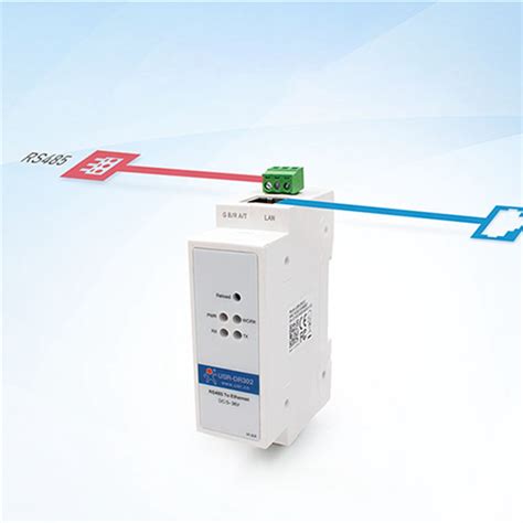 USR DR Din Rail Serial RS To Ethernet TCP IP Server Module Ethernet Converter Modbus RTU