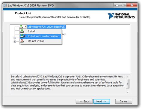 solved no sdk installing option for cvi 2009 ni community