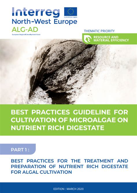 ALG AD Best Practice Guideline Part 1 Biorefine Cluster Europe
