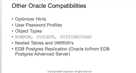 Module 17 Oracle Compatibility Postgres Administration Essentials