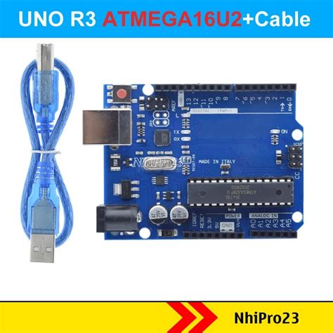 mạch arduino nano uno r3 uno r3 ch340g mega328p atmega16u2 mega328p