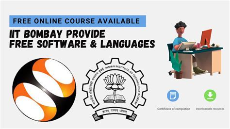 Free Online Course By Iit Bombay With Spoken Tutorial Platform Certificate Available 2025