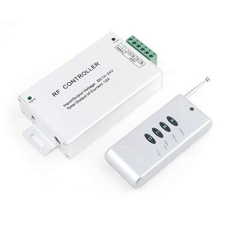 4 key rf remote control led dimmer controller dc12 24v 16a bed bath