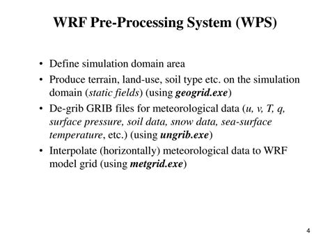 ppt wrf preprocessing system wps a brief overview powerpoint
