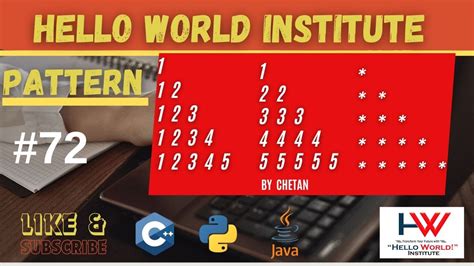 Tringle Pattern Basic To Advance In C Python Java Logical