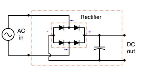 Si Lab Full Wave Bridge Rectifier With Output Filtering Discrete