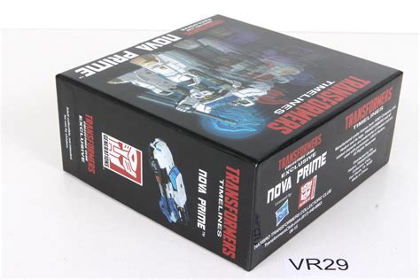 Packaged Not Sealed Transformers® Botcon Otfcc Timelines Deluxe Class Nova Prime Sku 350283