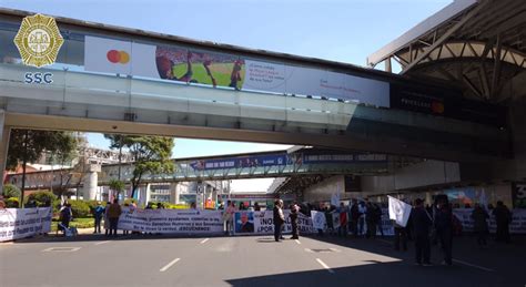 Manifestantes Bloquearon El Acceso A La Terminal 1 Del Aicm Estas Son Las Alternativas Viales