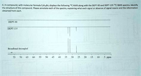 4 a compound with molecular formula c5h10br2 displays the following