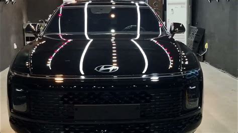 그랜져 블랙잉크 유리막코팅후 Youtube