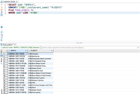 Sql 3주차 강의 정리 1 Replace Substr Concat