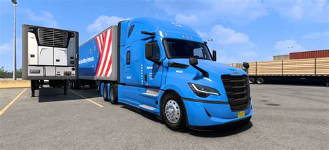 Scs Trailer 53 Walmart Skin Blue 151 Mod Ats Mod American Truck