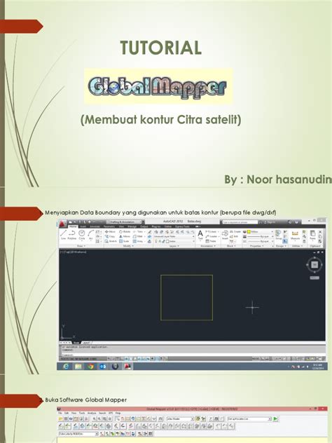 Tutorial Global Mapper Membuat Kontur Citra Satelit Pdf