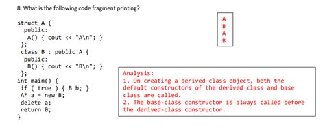 solved 8 what is the following code fragment printing }