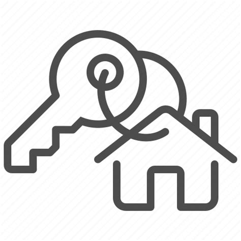 key keychain keyring house home icon download on iconfinder