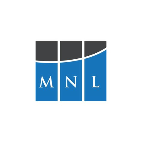 Mnl Letter Logo Design On White Background Mnl Creative Initials Letter Logo Concept Mnl