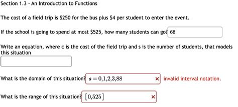 Solved Section 13 An Introduction To Functions Finding