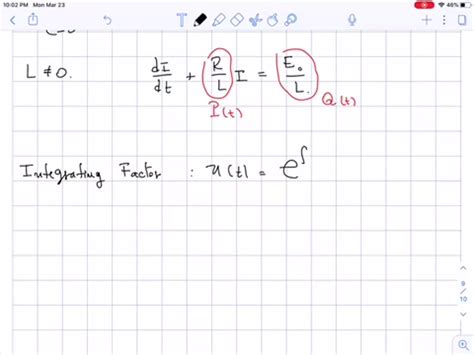 Solved In Exercises 33 And 34 Use The Differential Equation For Electric Circuits Given By L D